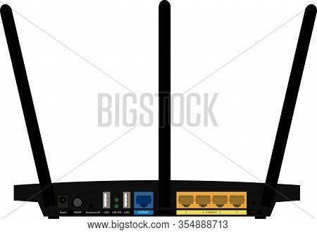 Wi-fi Router Back Vector & Photo (Free Trial) | Bigstock
