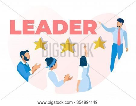 Cartoon Man Leader Vector & Photo (Free Trial) | Bigstock