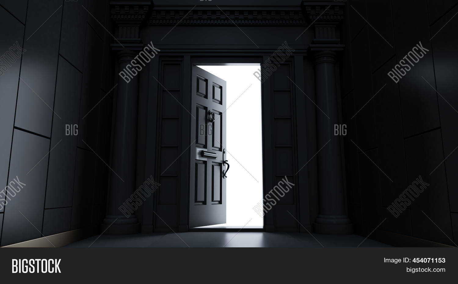 Open Door Dark Room; Image & Photo (Free Trial) | Bigstock