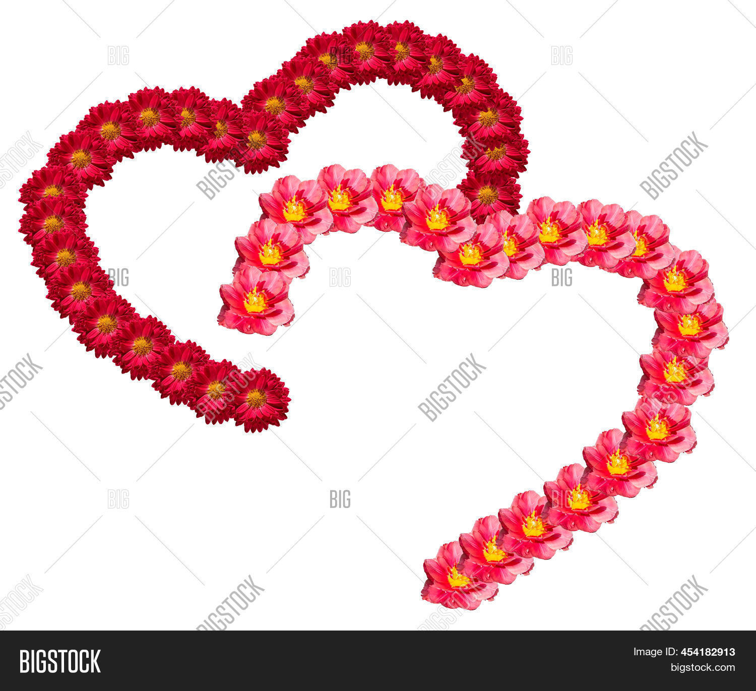 Two Halves Hearts Image & Photo (Free Trial) | Bigstock