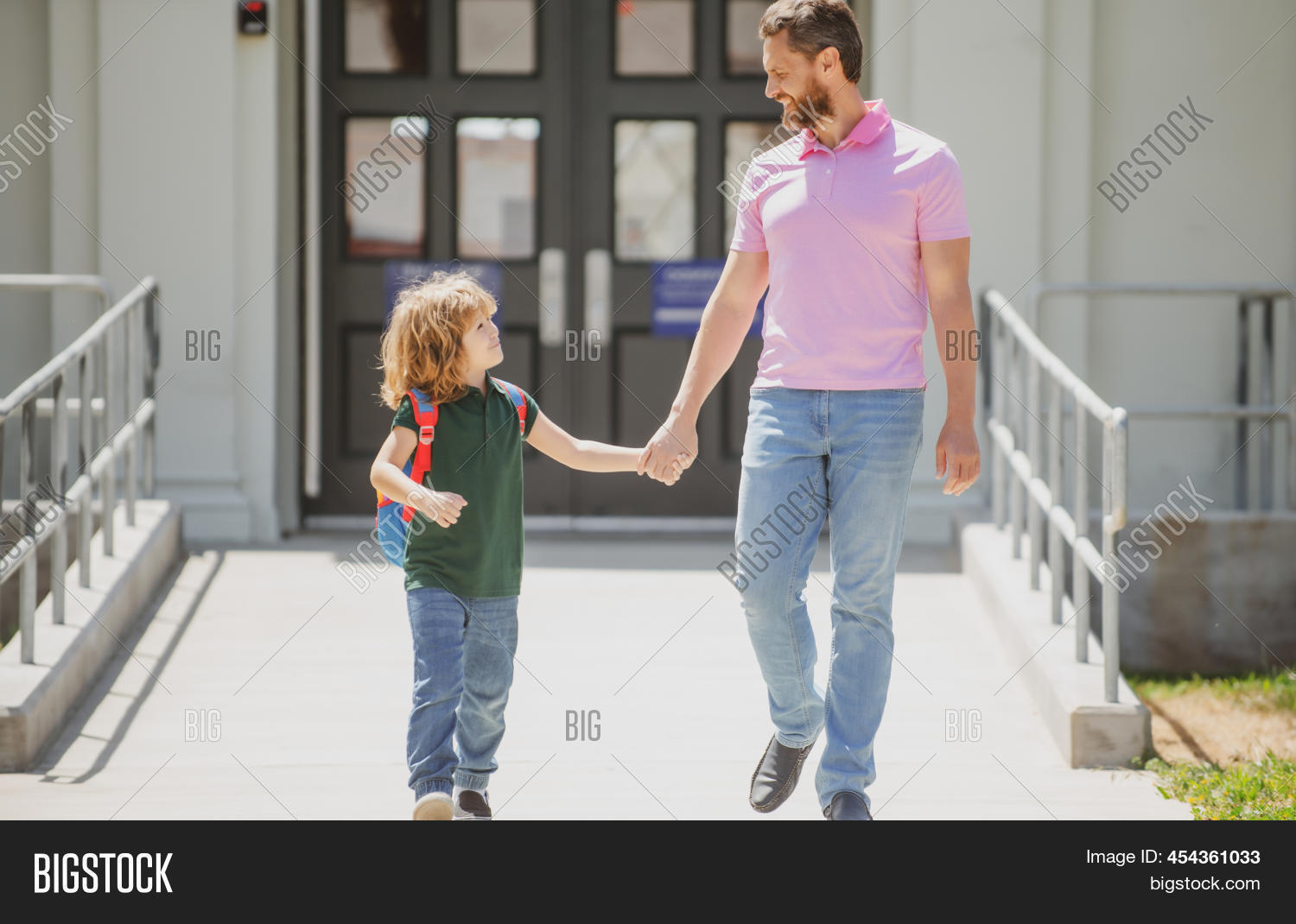 Father Supports Image & Photo (Free Trial) | Bigstock