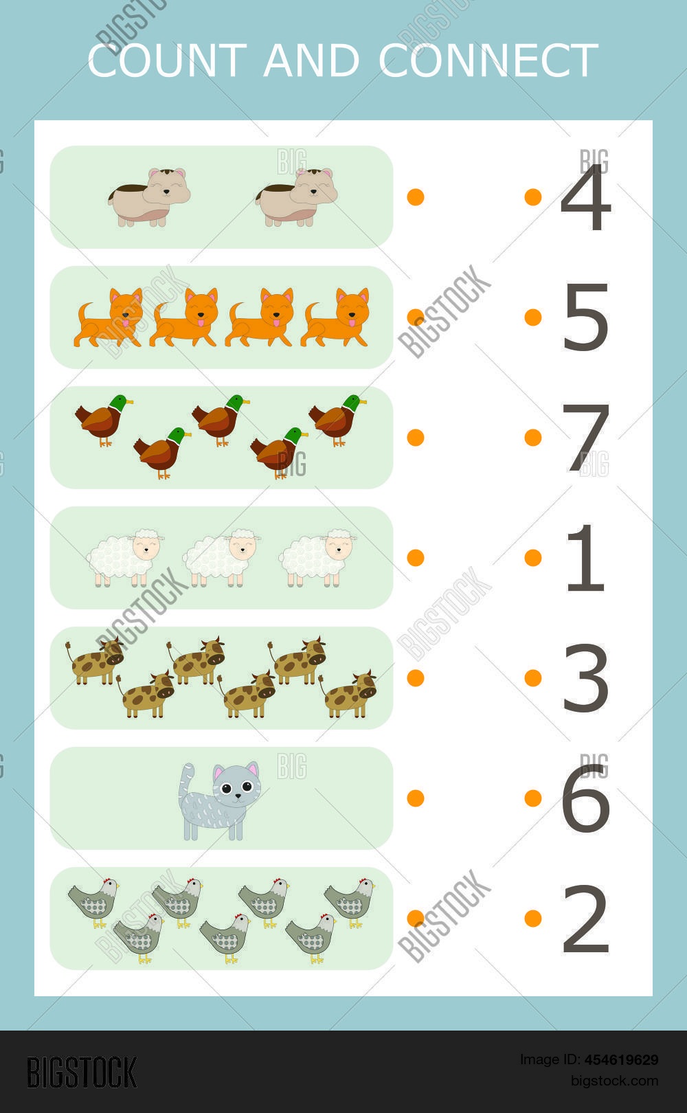 Count Connect Number Vector & Photo (Free Trial) | Bigstock