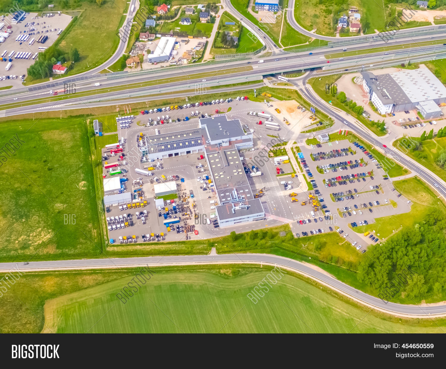 Aerial View Logistics Image & Photo (Free Trial) | Bigstock