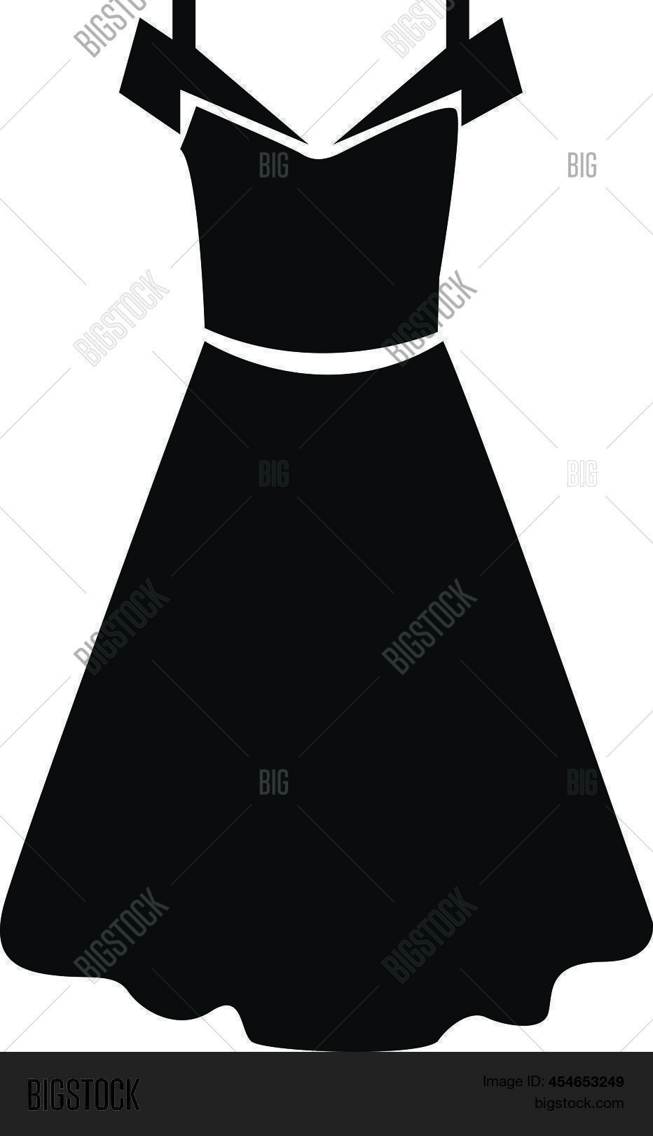 Fashion Girl Dress Vector & Photo (Free Trial) | Bigstock