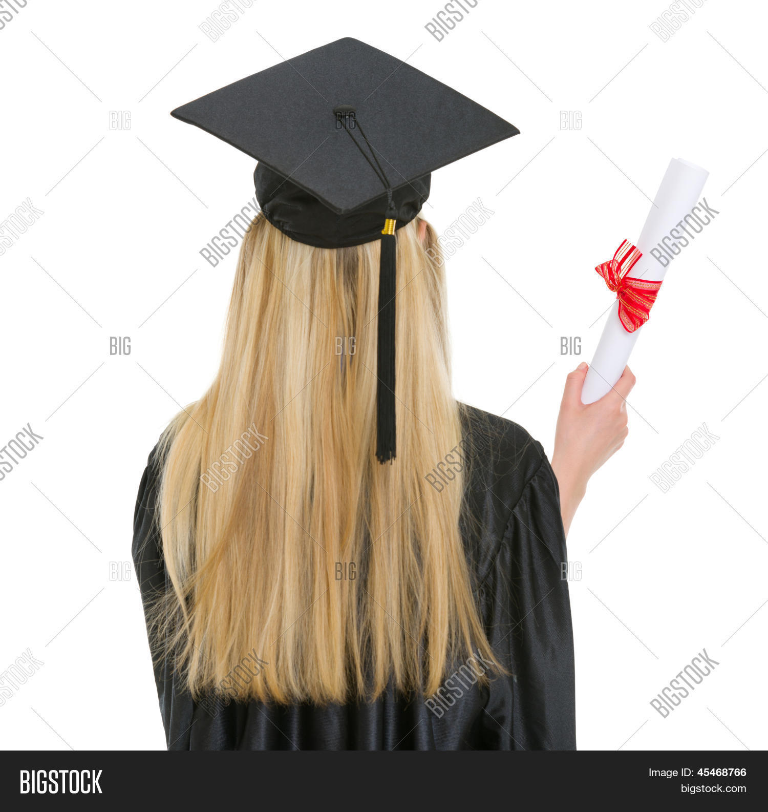 Woman Graduation Gown Image & Photo (Free Trial) | Bigstock