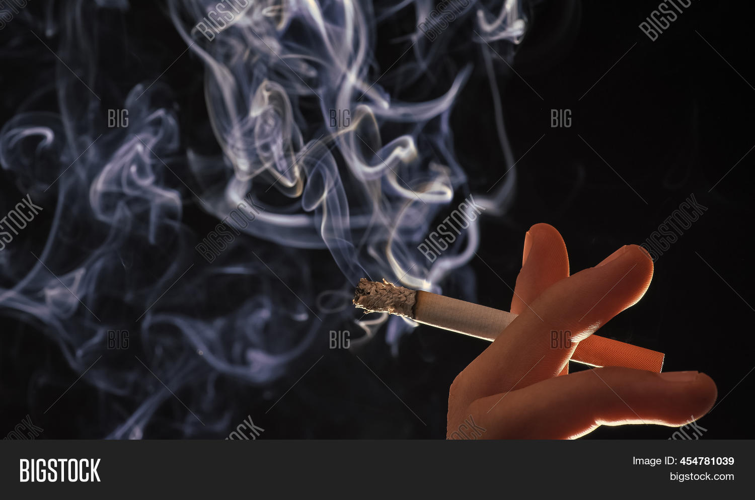 Smoke Choke. Cigarette Image & Photo (Free Trial) | Bigstock