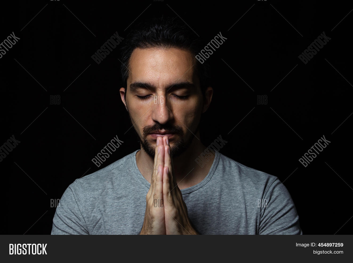 Man Folding His Hands Image & Photo (Free Trial) | Bigstock