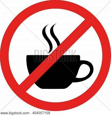 No Coffee Tea Sign. Vector & Photo (Free Trial) | Bigstock