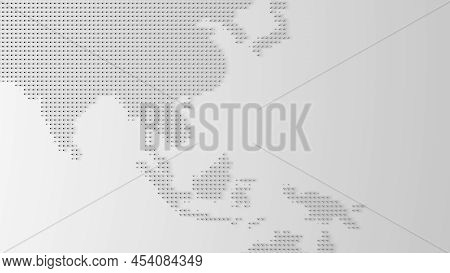 3d Pixel Asia Map Image & Photo (Free Trial) | Bigstock