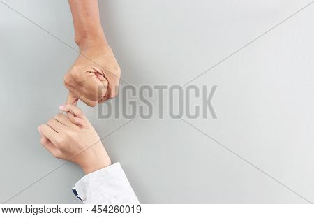 Top View Two Hands Image & Photo (Free Trial) | Bigstock