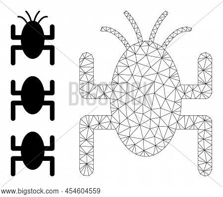 Web Mesh Bug Tick Vector & Photo (Free Trial) | Bigstock