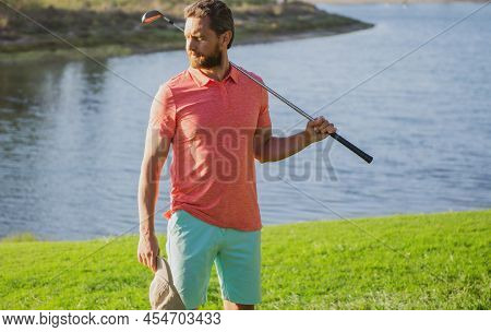Male Golf Player On Image & Photo (Free Trial) | Bigstock