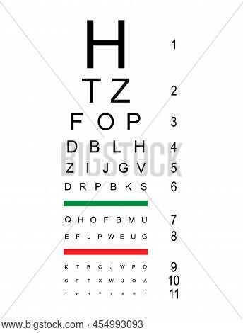 Test Visual Measure Vector & Photo (Free Trial) | Bigstock