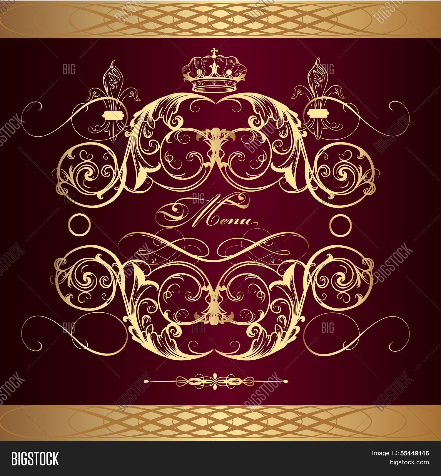 Luxury Menu Design Vector & Photo (Free Trial) | Bigstock