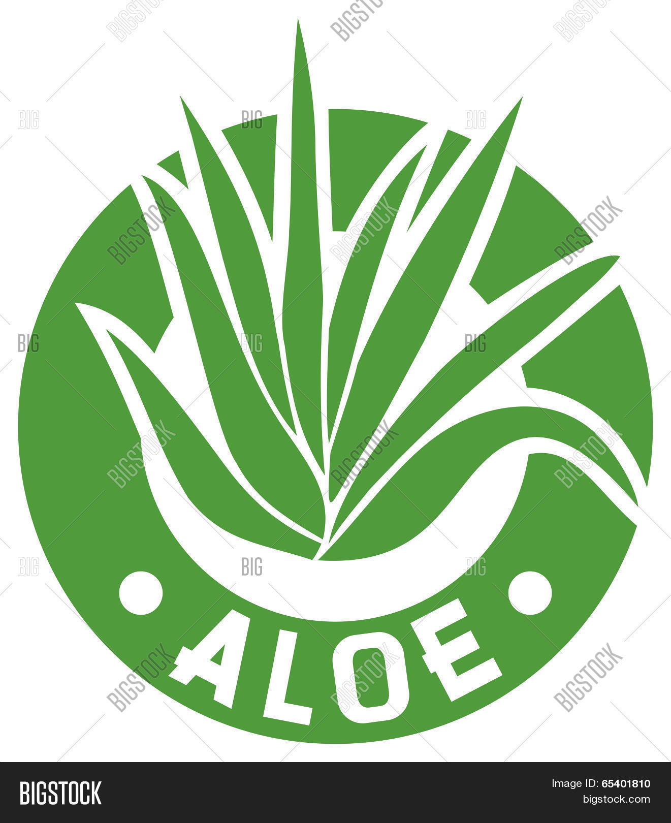 Aloe Vera Symbol Vector & Photo (Free Trial) | Bigstock