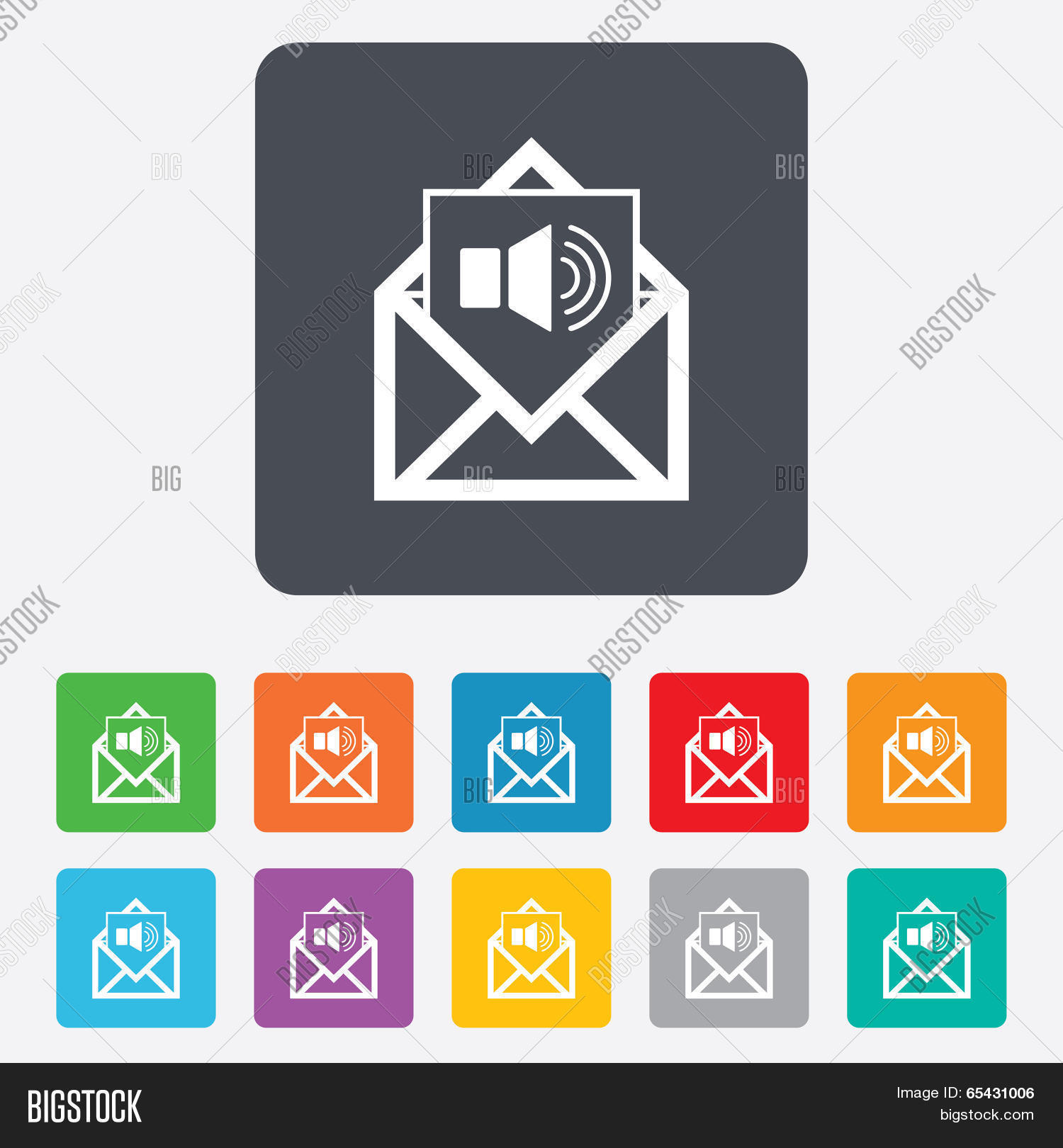 Voice Mail Icon. Vector & Photo (Free Trial) | Bigstock