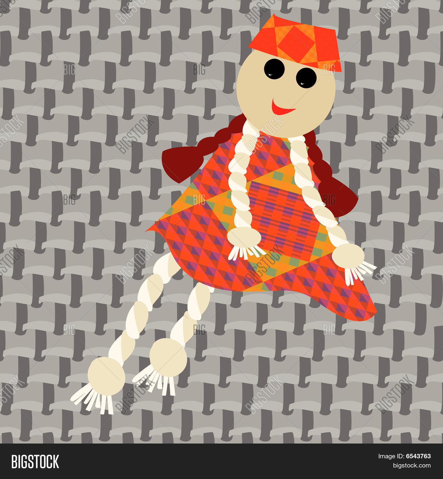 Puppet Little Girl Vector & Photo (Free Trial) | Bigstock