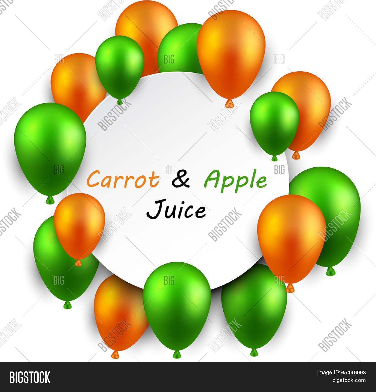 Juice Frame Vector & Photo (Free Trial) | Bigstock