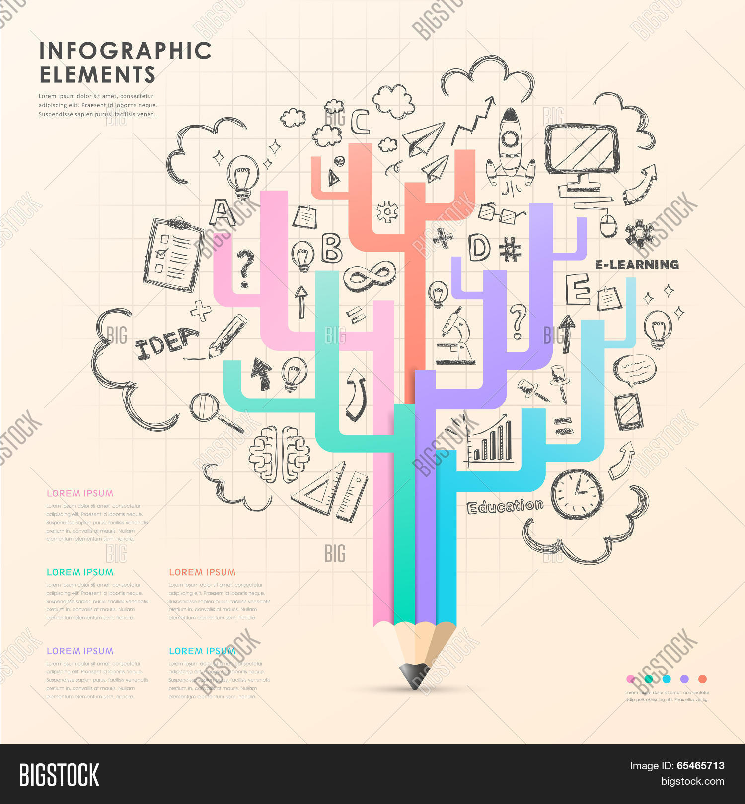 Vector Pencil Tree Vector & Photo (Free Trial) | Bigstock