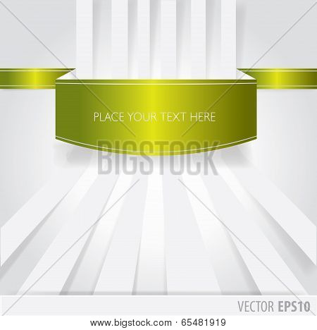 Green Ribbon Text Vector & Photo (Free Trial) | Bigstock