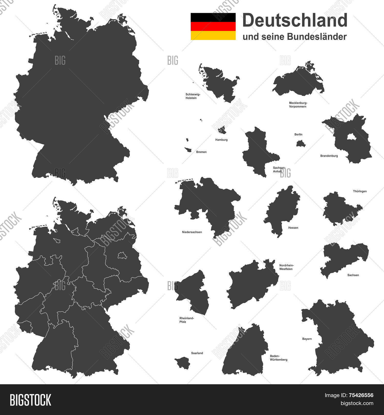 Germany Federal States Image & Photo (Free Trial) | Bigstock