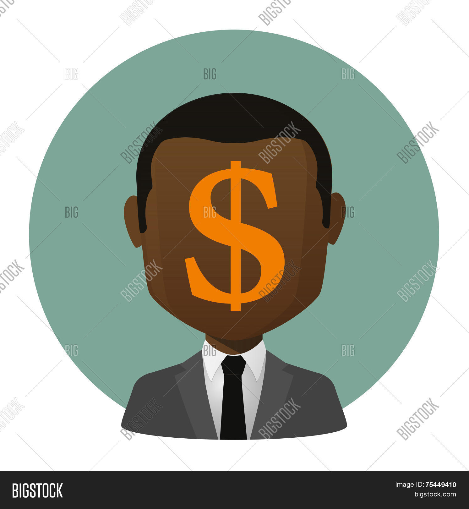 Avatar Dollar Sign Vector & Photo (Free Trial) | Bigstock