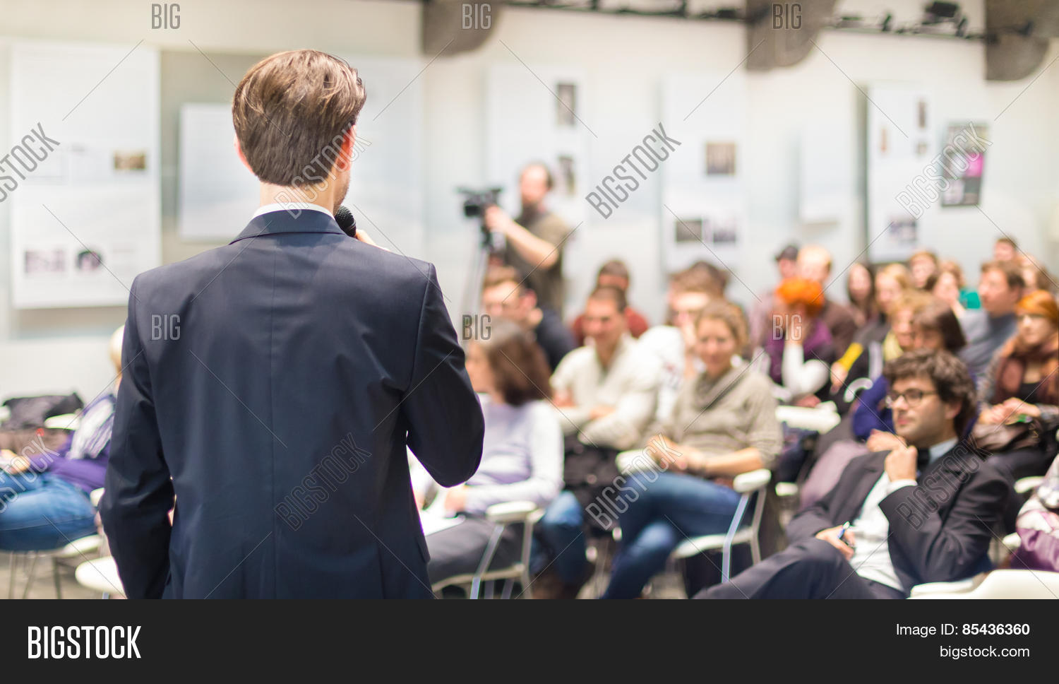 Speaker Talking Image & Photo (Free Trial) | Bigstock