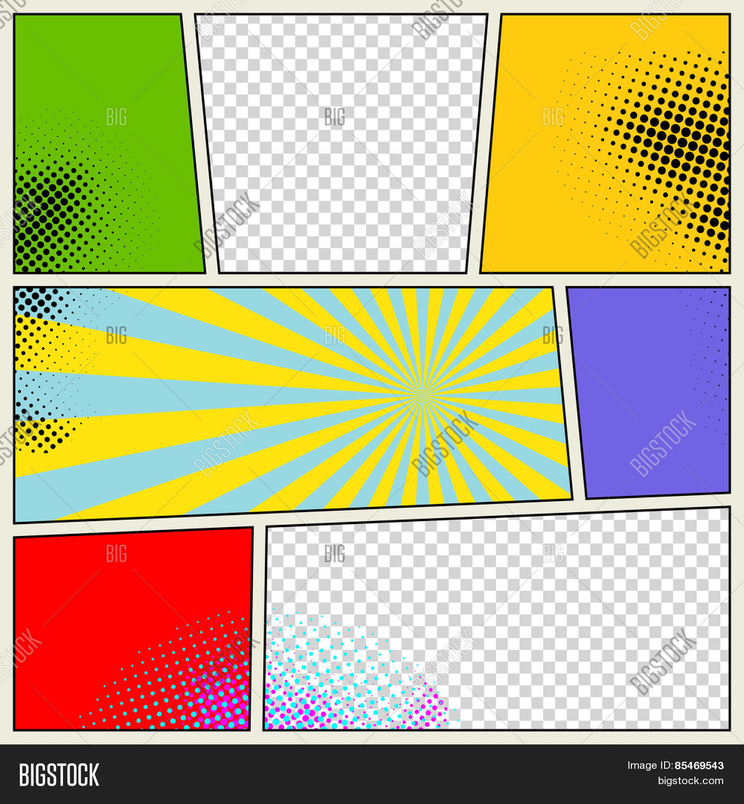 Retro Comic Book Vector & Photo (Free Trial) | Bigstock