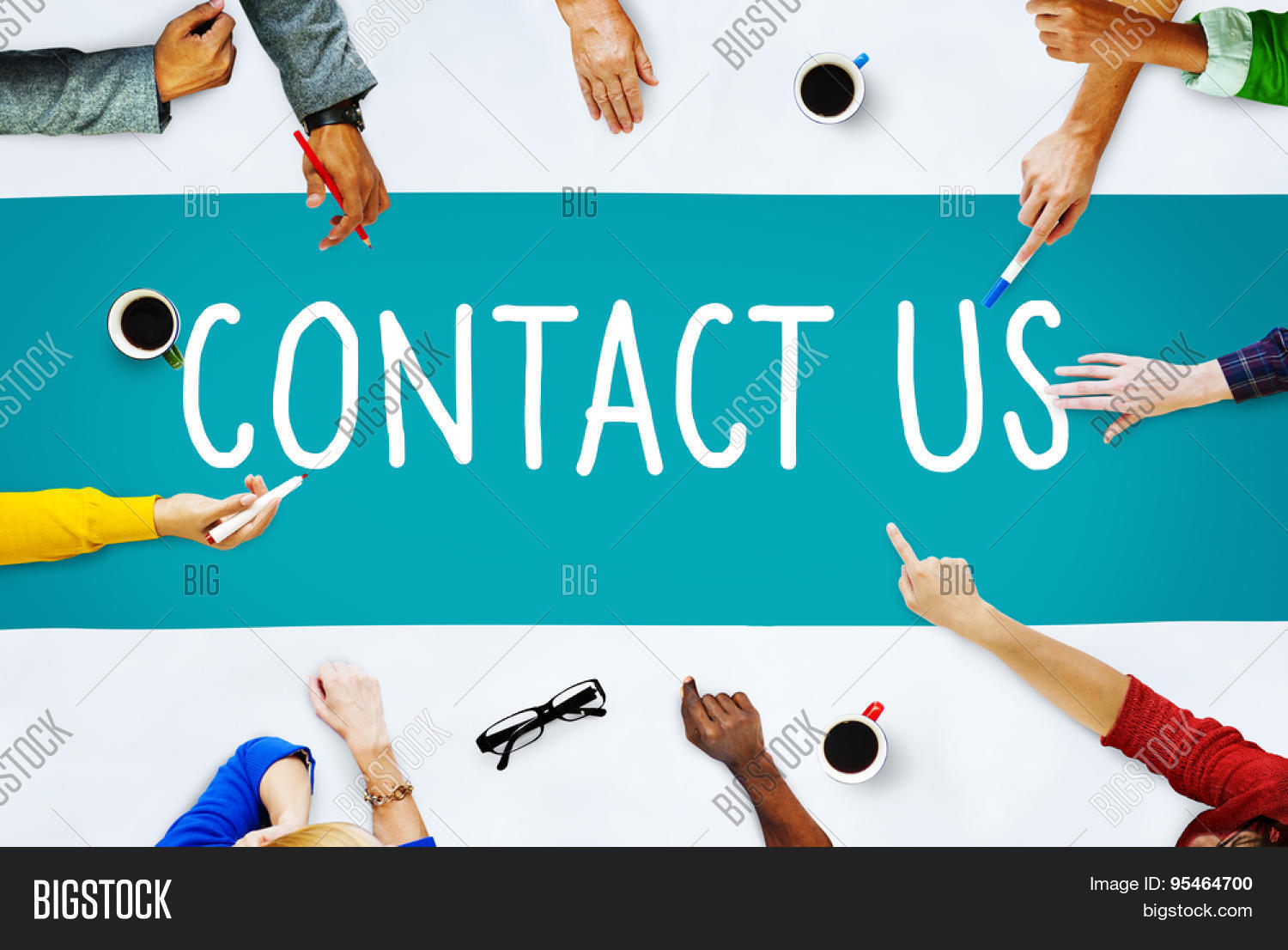 Contact Us Hotline Image & Photo (Free Trial) | Bigstock