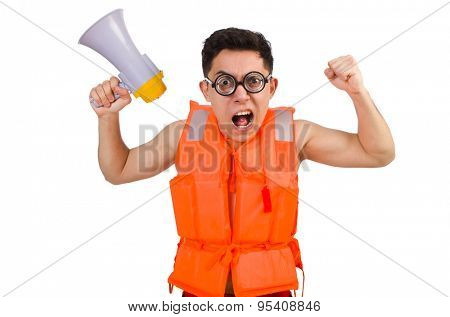 Funny Man Wearing Vest Image & Photo (Free Trial) | Bigstock