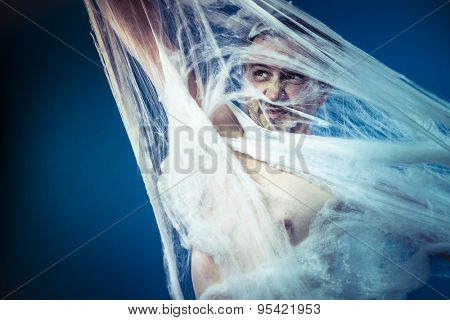 Net, Naked Man Trapped Image & Photo (Free Trial) | Bigstock