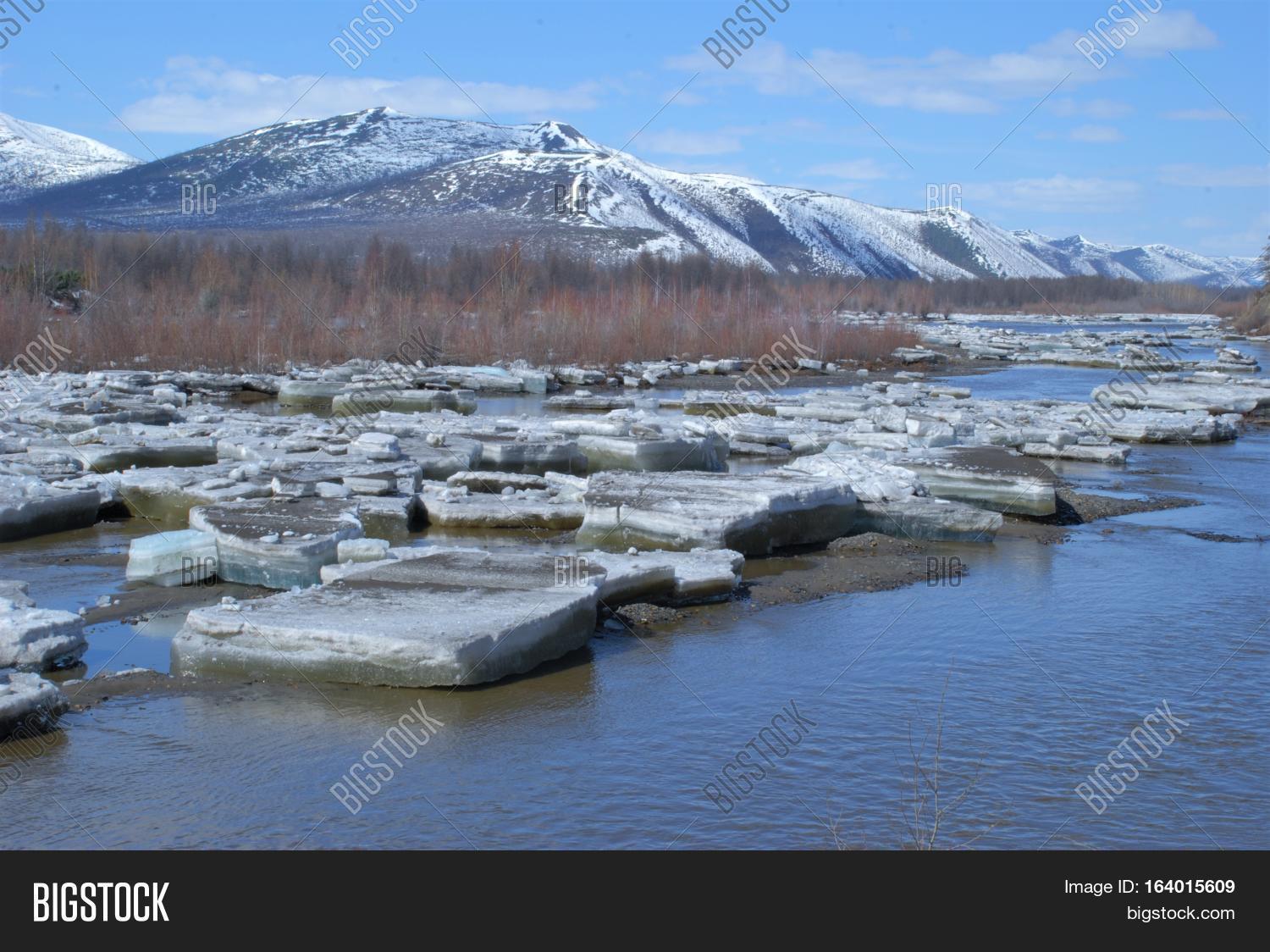 Ice On River. Ice On Image & Photo (Free Trial) | Bigstock
