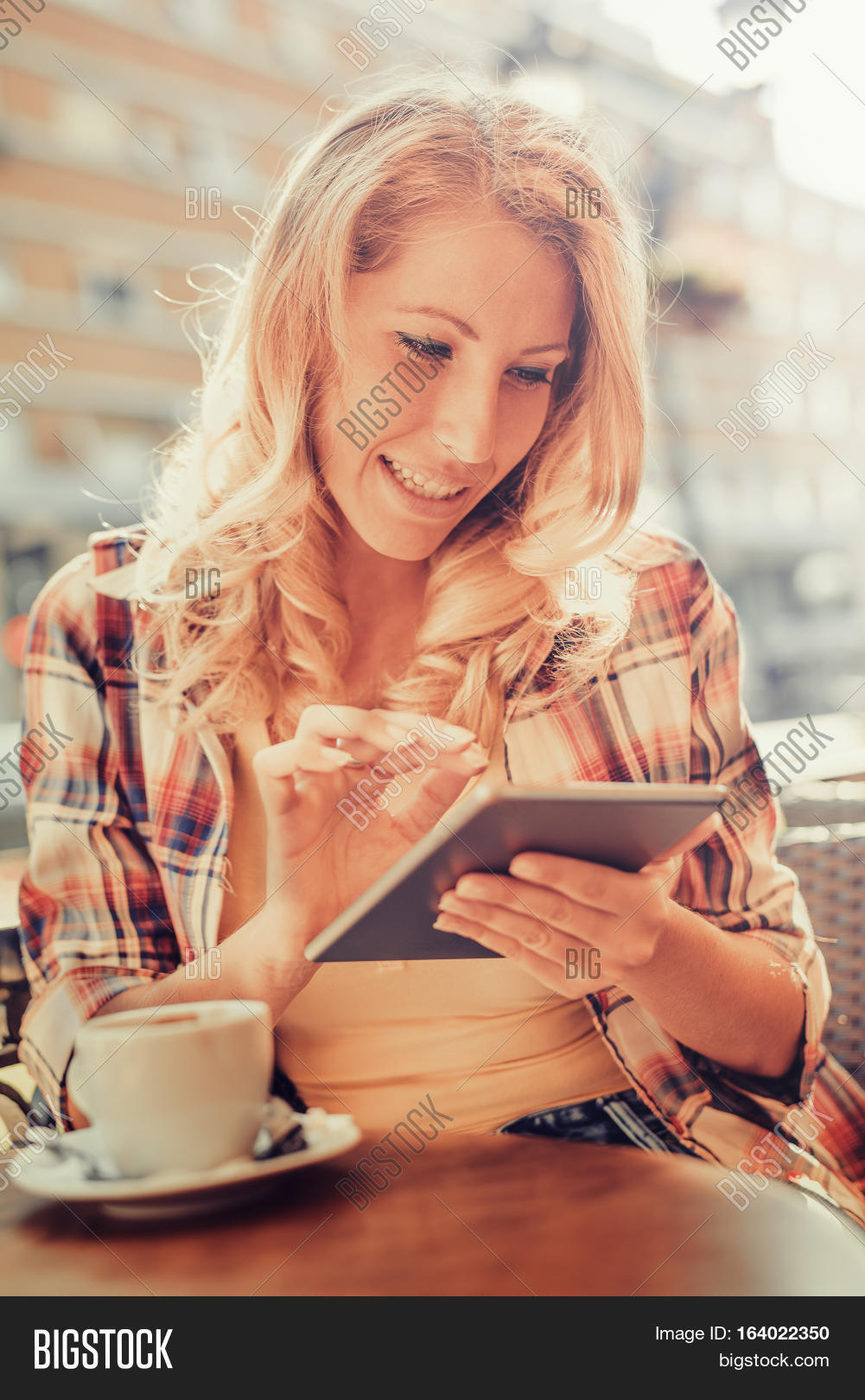 Woman Drinking Coffee Image & Photo (Free Trial) | Bigstock