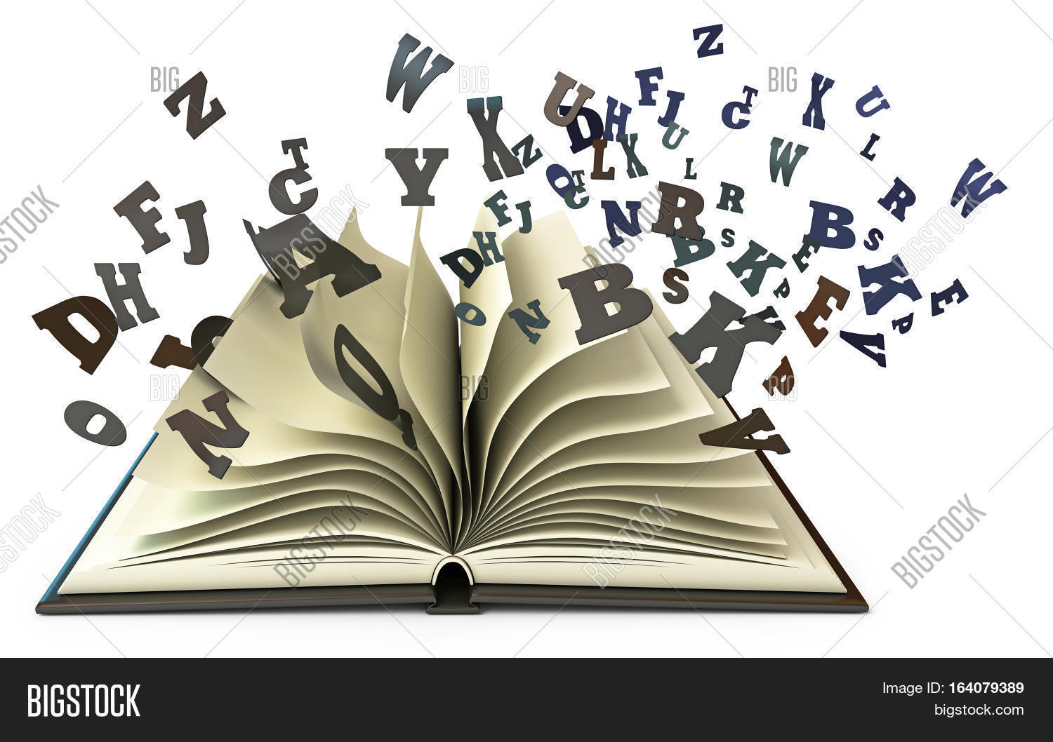 Open Book Falling Image & Photo (Free Trial) | Bigstock