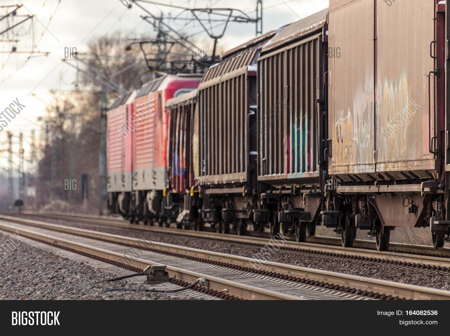 German Cargo Train Image & Photo (Free Trial) | Bigstock