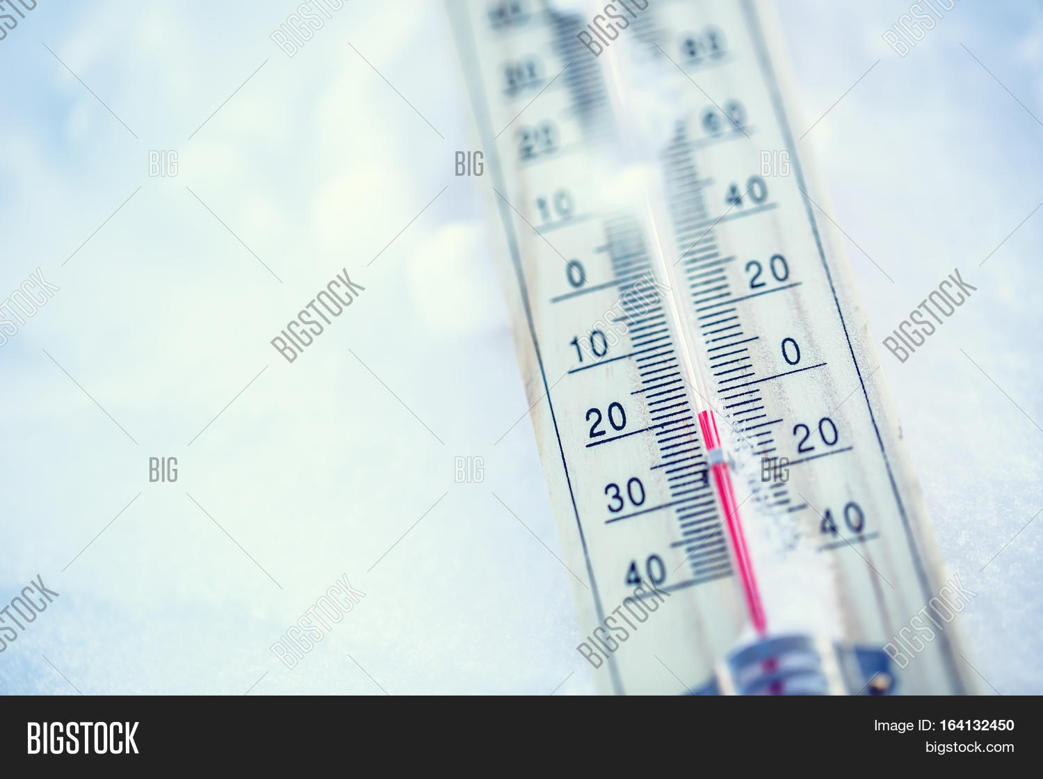 Thermometer On Snow Image & Photo (Free Trial) | Bigstock