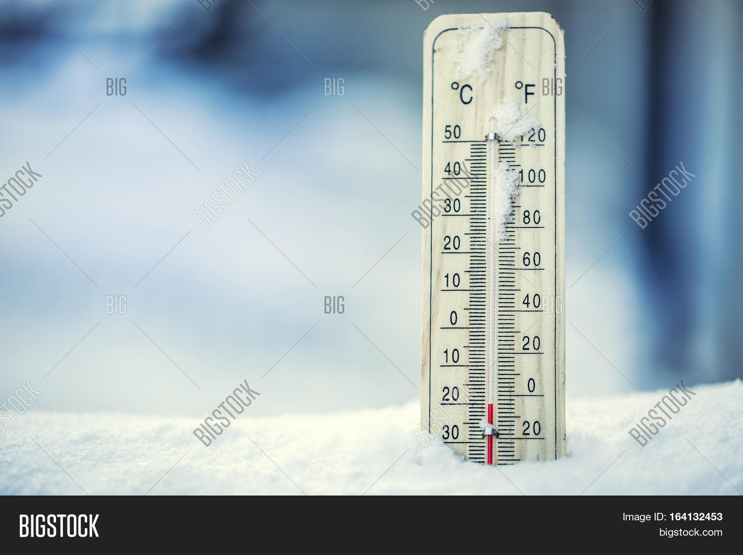 Thermometer On Snow Image & Photo (Free Trial) | Bigstock