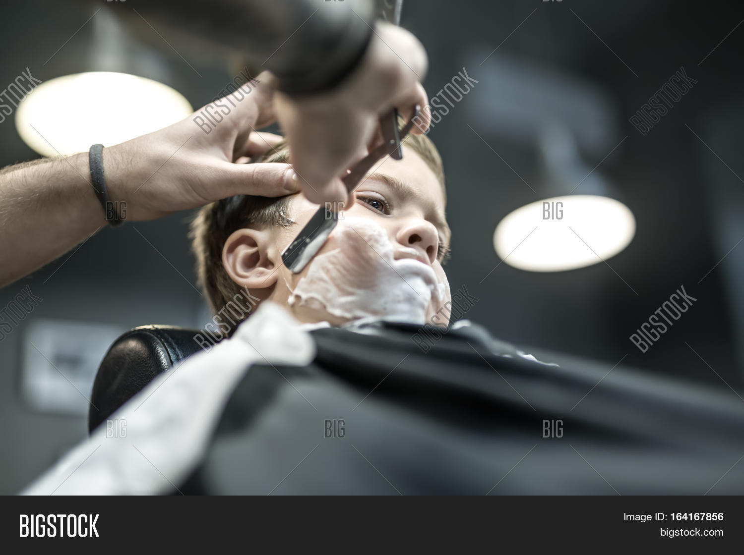 Thoughtful Kid Shaving Image & Photo (Free Trial) | Bigstock