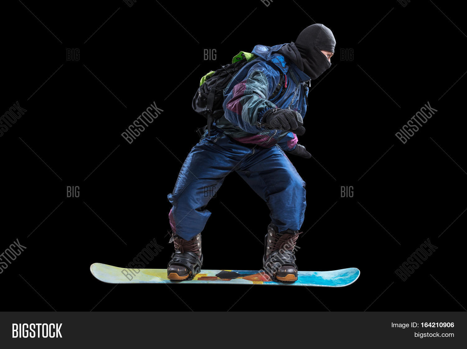 Man Riding Snowboard Image & Photo (Free Trial) | Bigstock