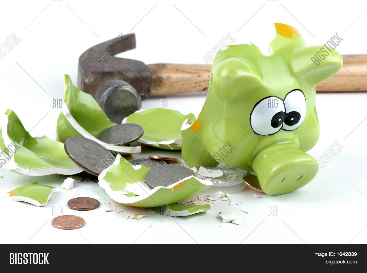 Smashed Piggybank- Image & Photo (Free Trial) | Bigstock