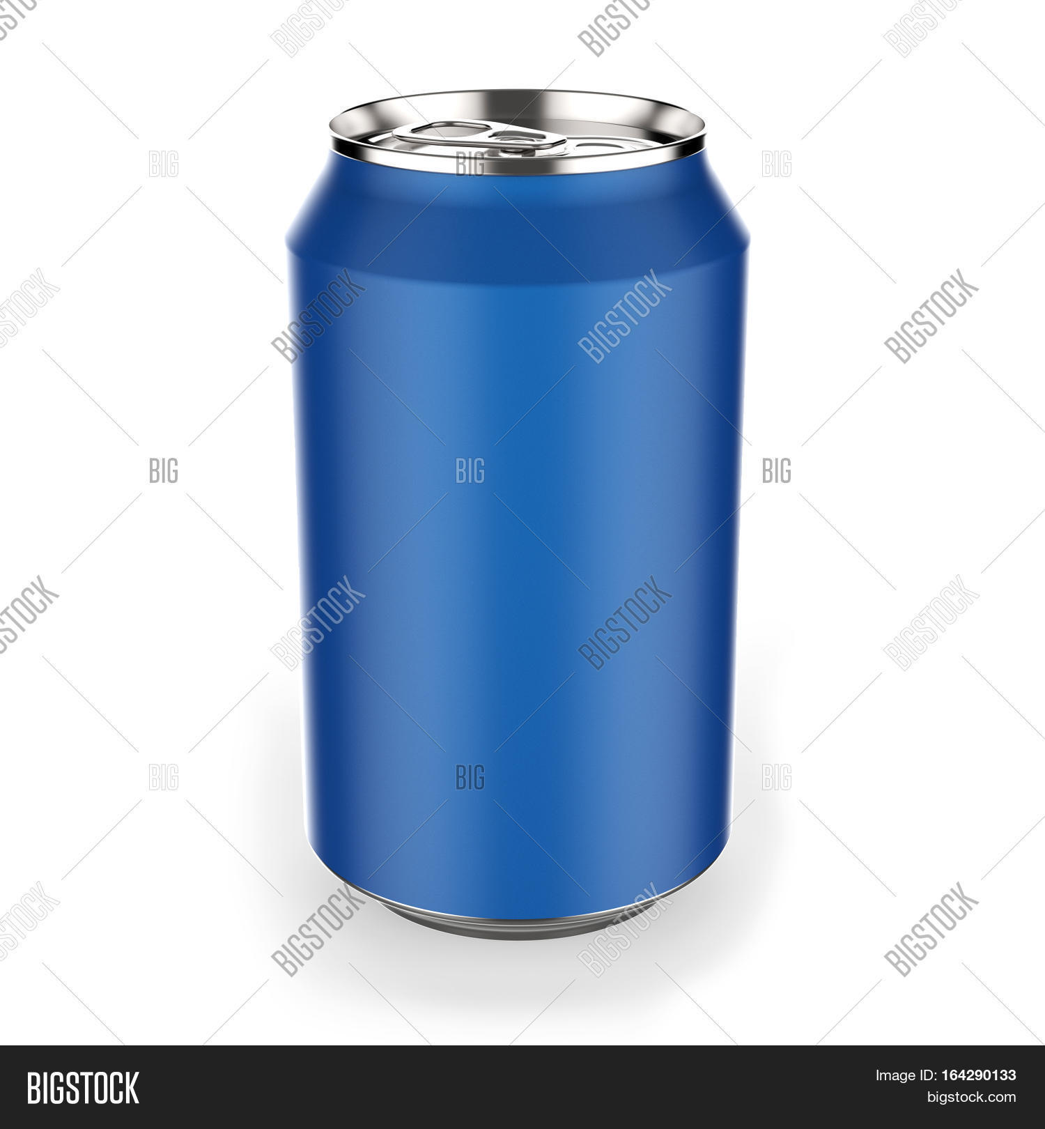 Blue Beverage Can On Image & Photo (Free Trial) | Bigstock