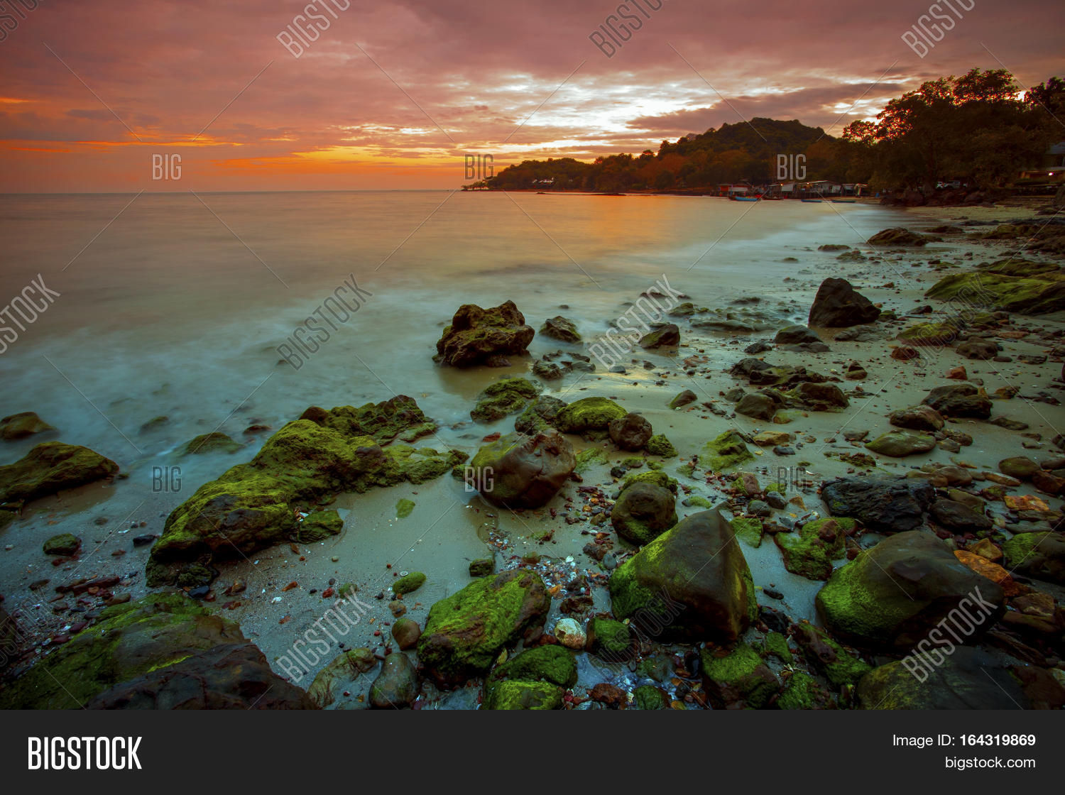 Sun Set Sky Wang Kaew Image & Photo (Free Trial) | Bigstock