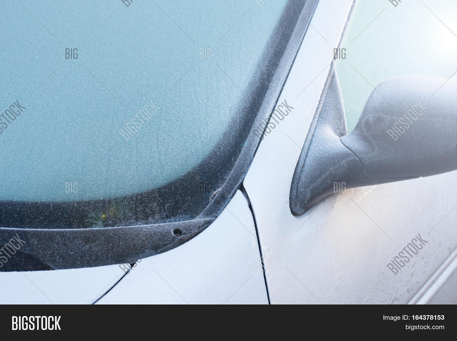Hot Water On A Frozen Windshield