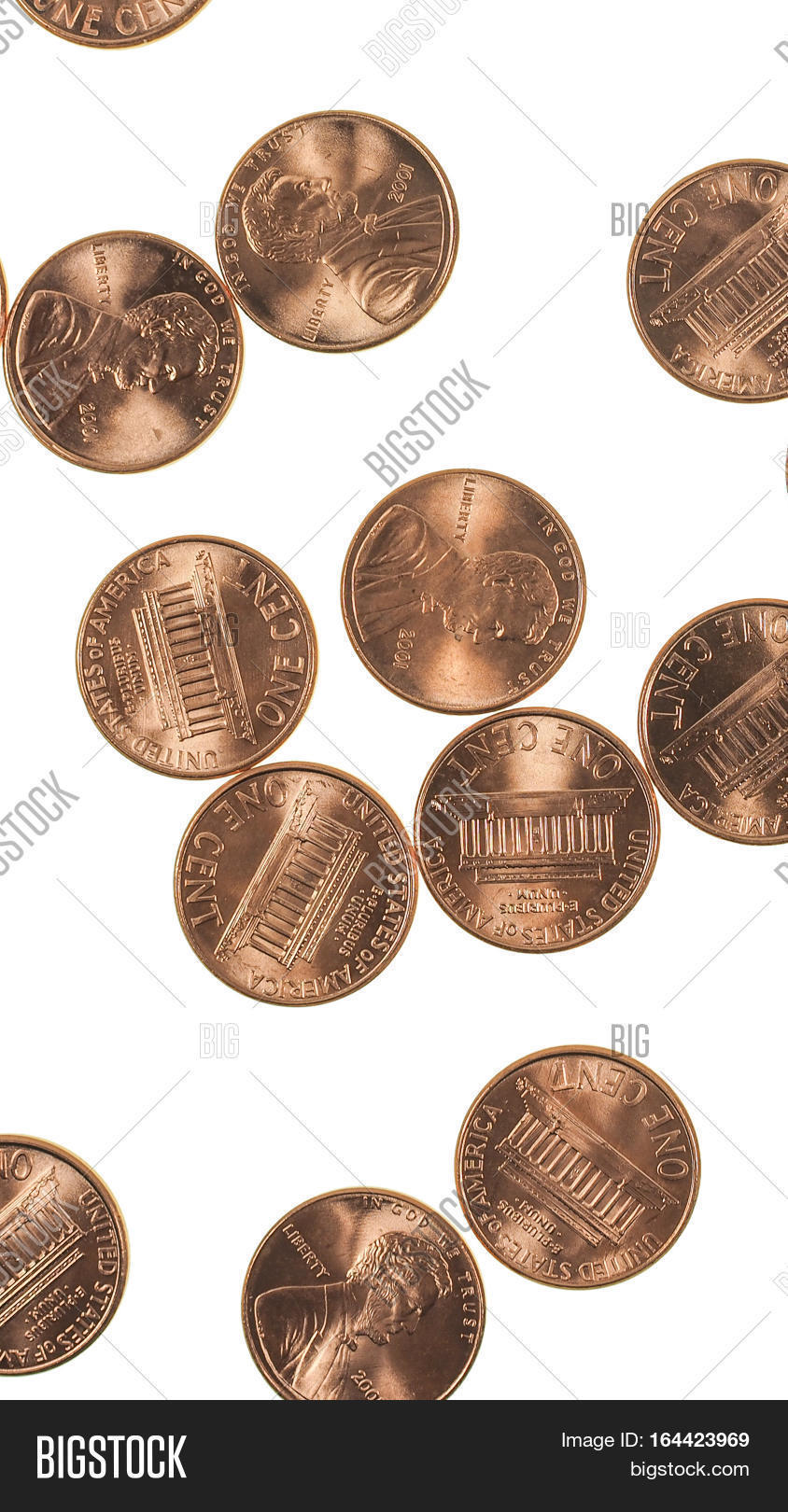 Dollar Coins 1 Cent Image & Photo (Free Trial) | Bigstock