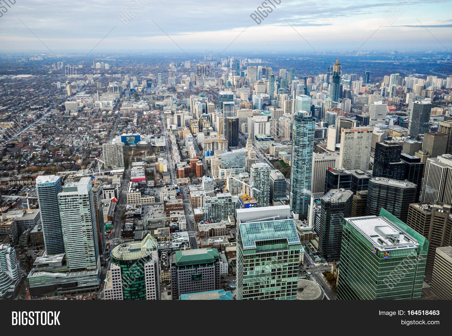 Toronto Aerial View Image & Photo (Free Trial) | Bigstock