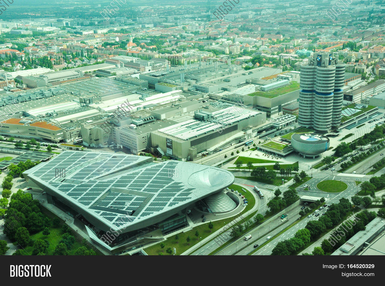 Aerial View BMW World Image & Photo (Free Trial) | Bigstock