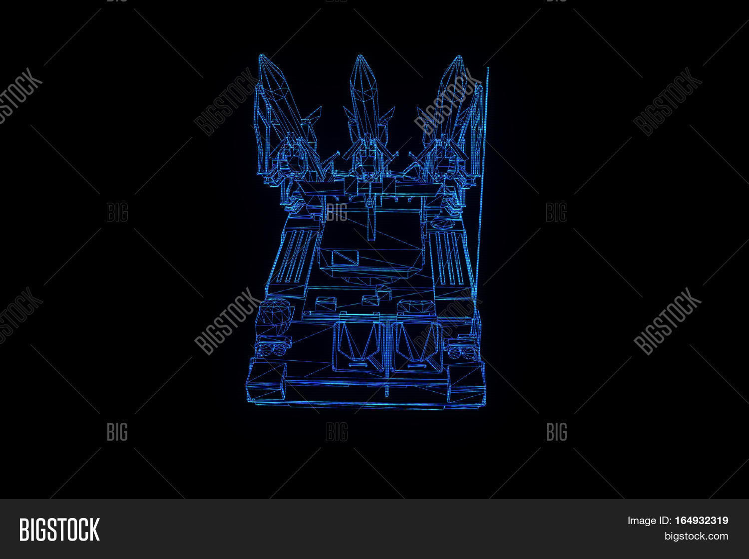 3D Tank Hologram Image & Photo (Free Trial) | Bigstock