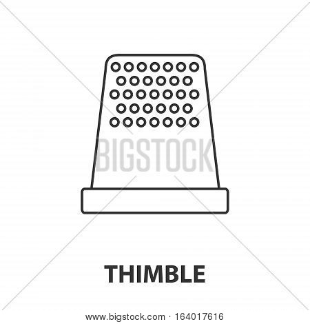Thimble Icon Logo Vector & Photo (Free Trial) | Bigstock