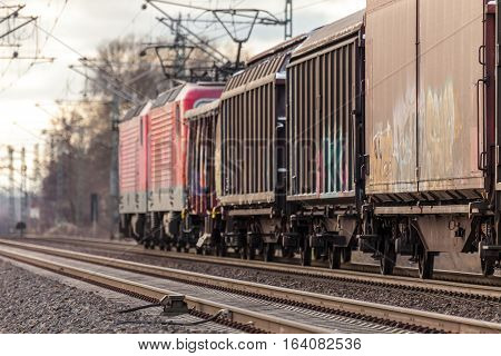 German Cargo Train Image & Photo (Free Trial) | Bigstock