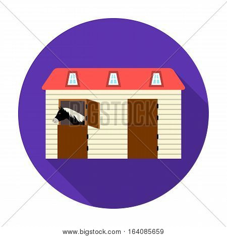 Horse Stable Icon Vector & Photo (Free Trial) | Bigstock